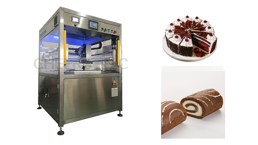 cake ultrasonic cutter - ultrasonic frozen ice cream cake cutting machine
